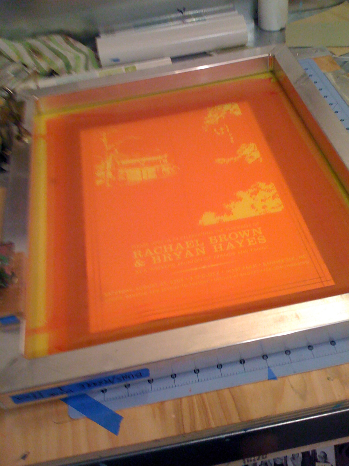 The Printing Process Screen Printing