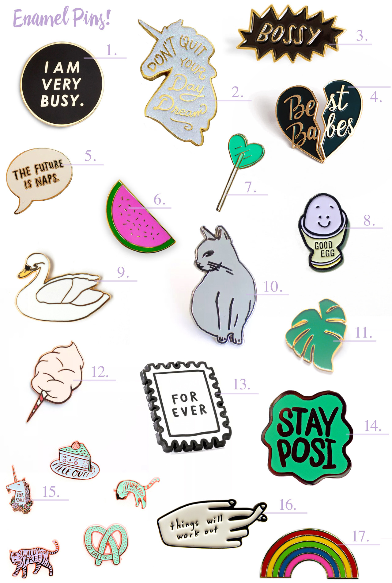 Inspired By Enamel Pins