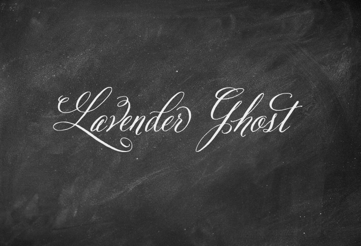 Friday Happy Hour: The Lavender Ghost | Lettering, Typography letters ...