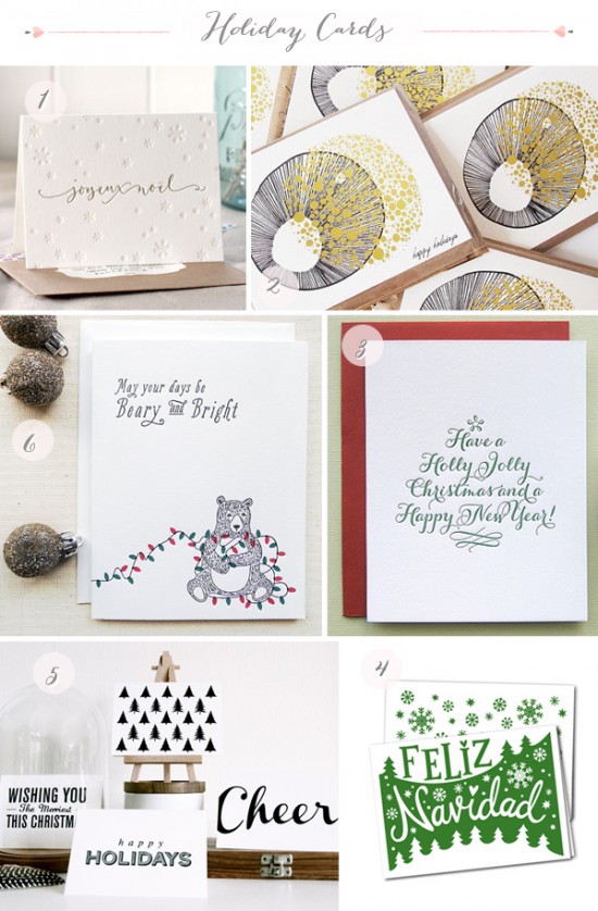 Seasonal Stationery: 2012 Holiday Cards, Part 4