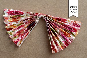 DIY Tutorial: Patterned Paper Place Card Fans
