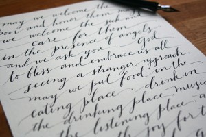 Calligraphy Inspiration: Anne Robin Calligraphy