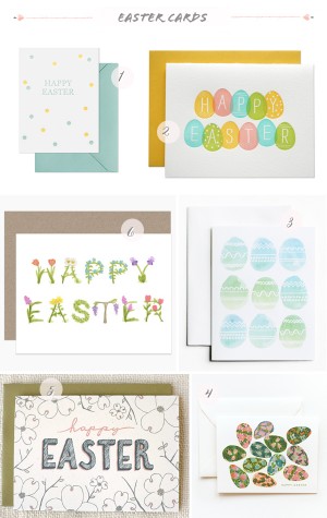 Seasonal Stationery: Easter Cards