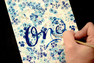 DIY Wedding Reception Table Numbers