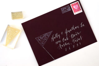 DIY Tutorial: Holiday Envelope Addressing Ideas