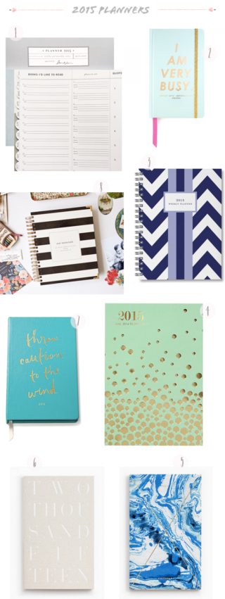 Seasonal Stationery: 2015 Planners + Agendas