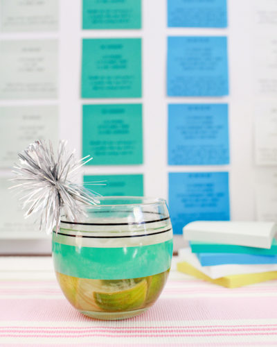 DIY Post-itÂ® Notes Cocktail Party Menu