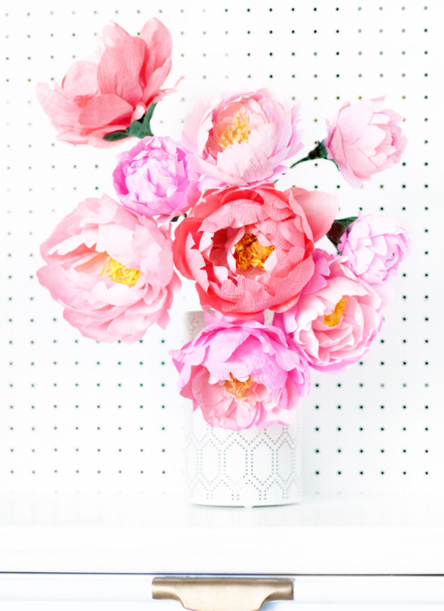 Fresh Cut Paper Flowers: Peonies
