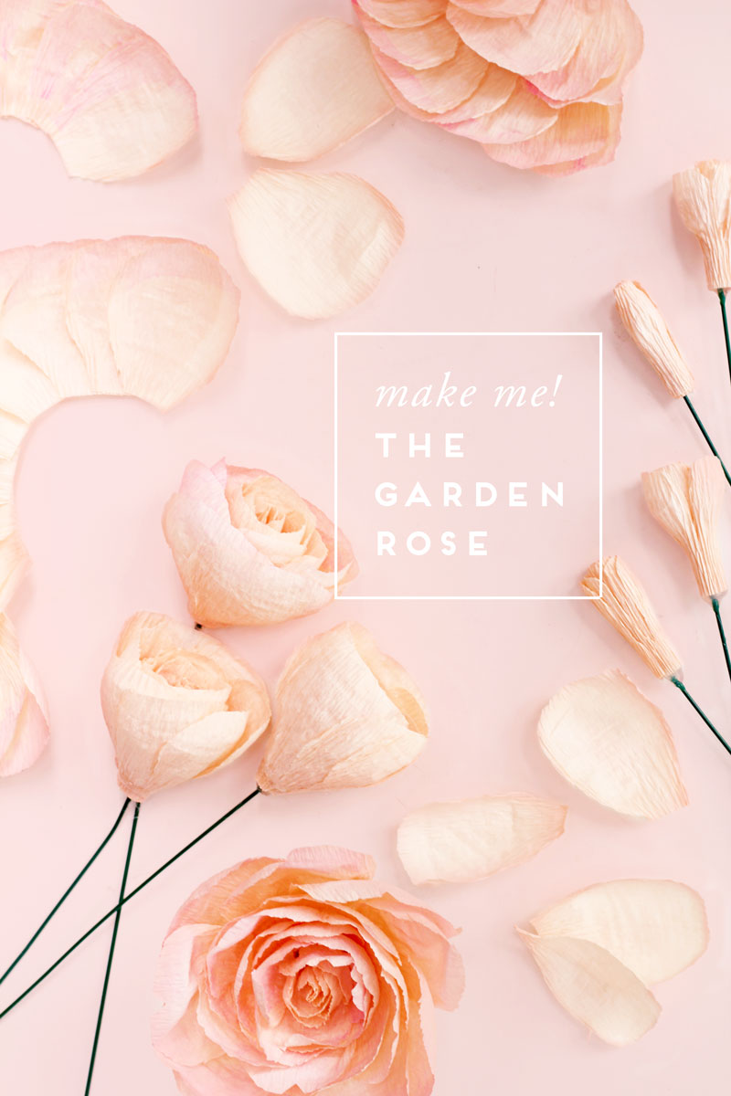 Fresh Cut Paper Flowers: The Garden Rose