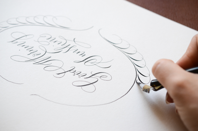 How to Create Calligraphy and Floral Frames