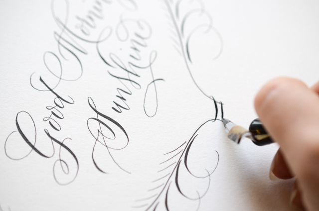 How to Create Calligraphy and Floral Frames