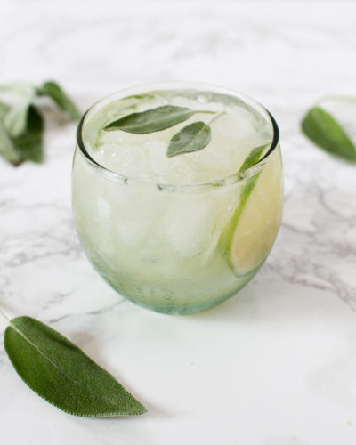 Sage Lime Tequila Smash Cocktail Recipe