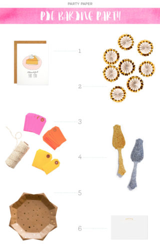Party Paper: A Pie Baking Party