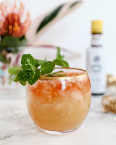 A Pineapple-Coconut Rum Barrel