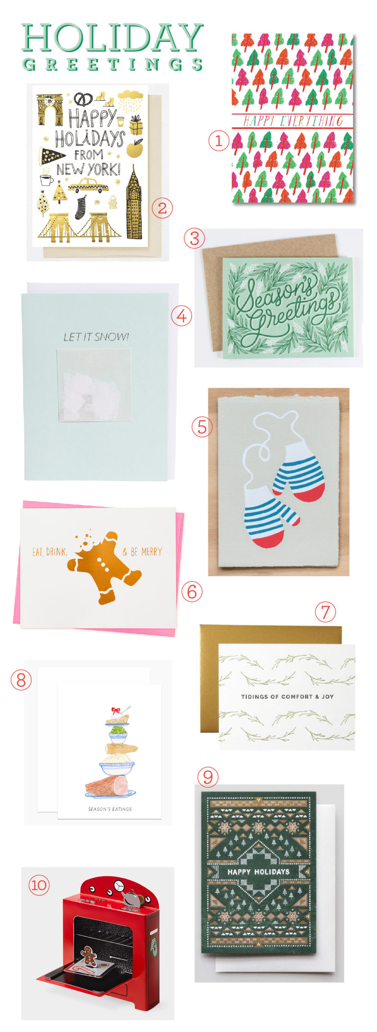 Seasonal Stationery 2016 Holiday Cards Part 1