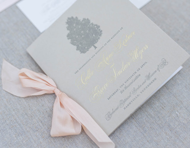 Timeless Southern Magnolia Wedding Invitations