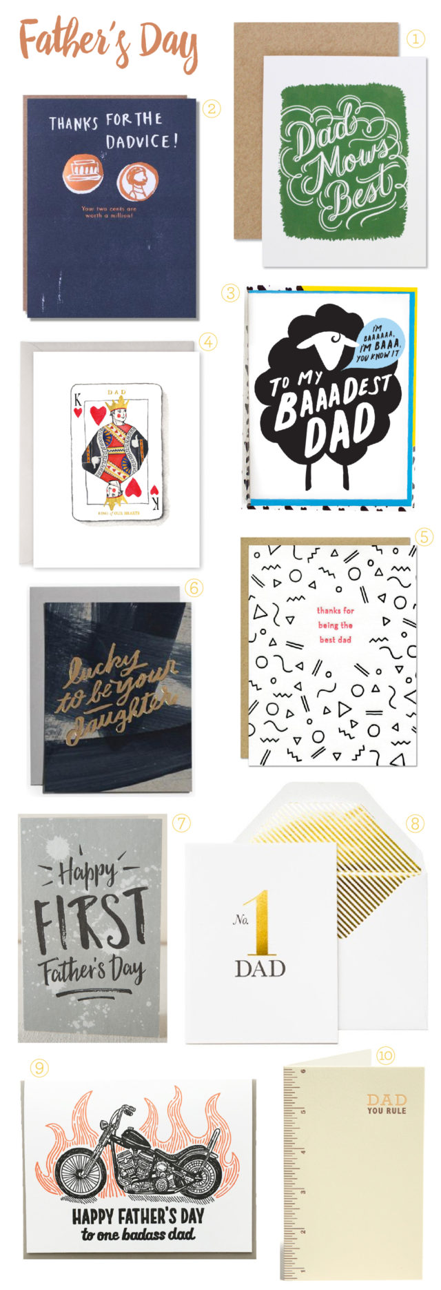 Stationery A-Z: Father's Day Cards