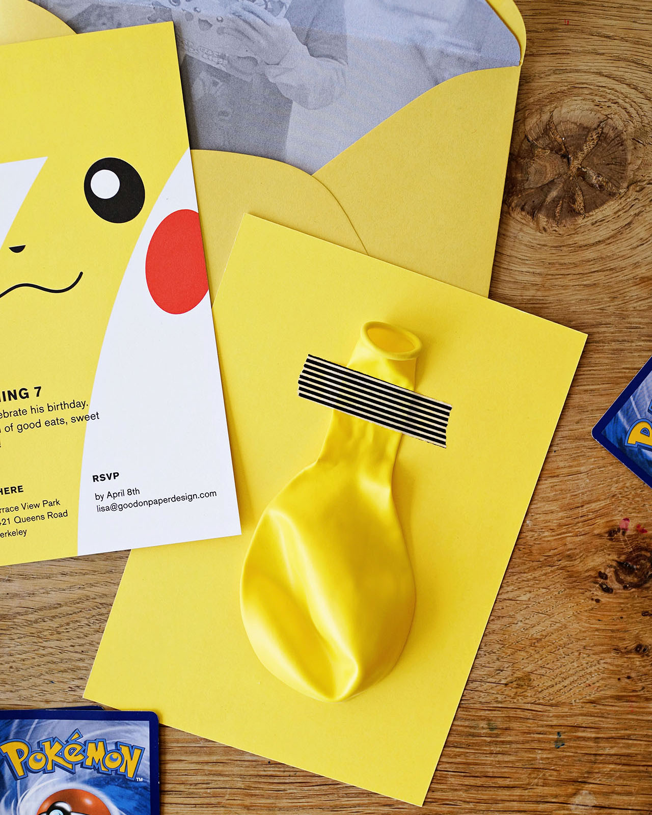 Lucas s Pokemon Birthday Party Invitations