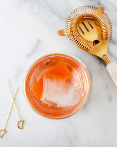 A Tequila and Mezcal Old Fashioned