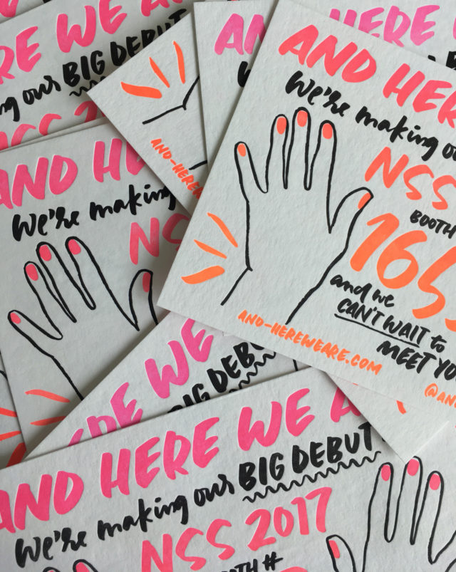Behind the Stationery: And Here We Are