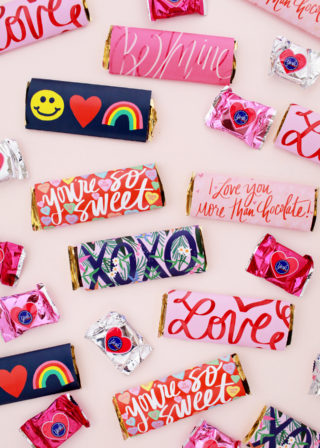 Printable Valentine's Day Candy Wrappers