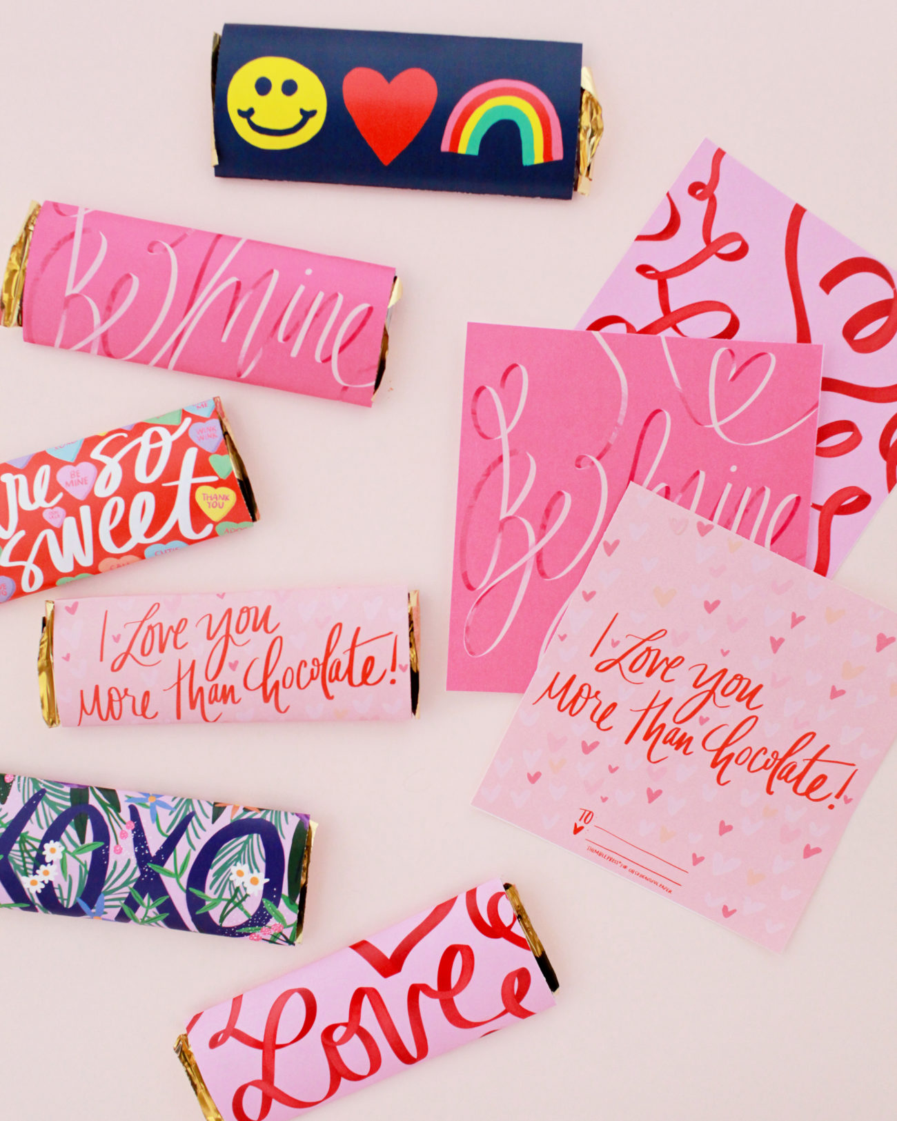 Printable Valentine's Day Candy Wrappers