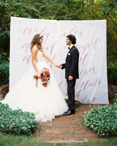 Nine Ways to Incorporate Calligraphy Into Your Wedding