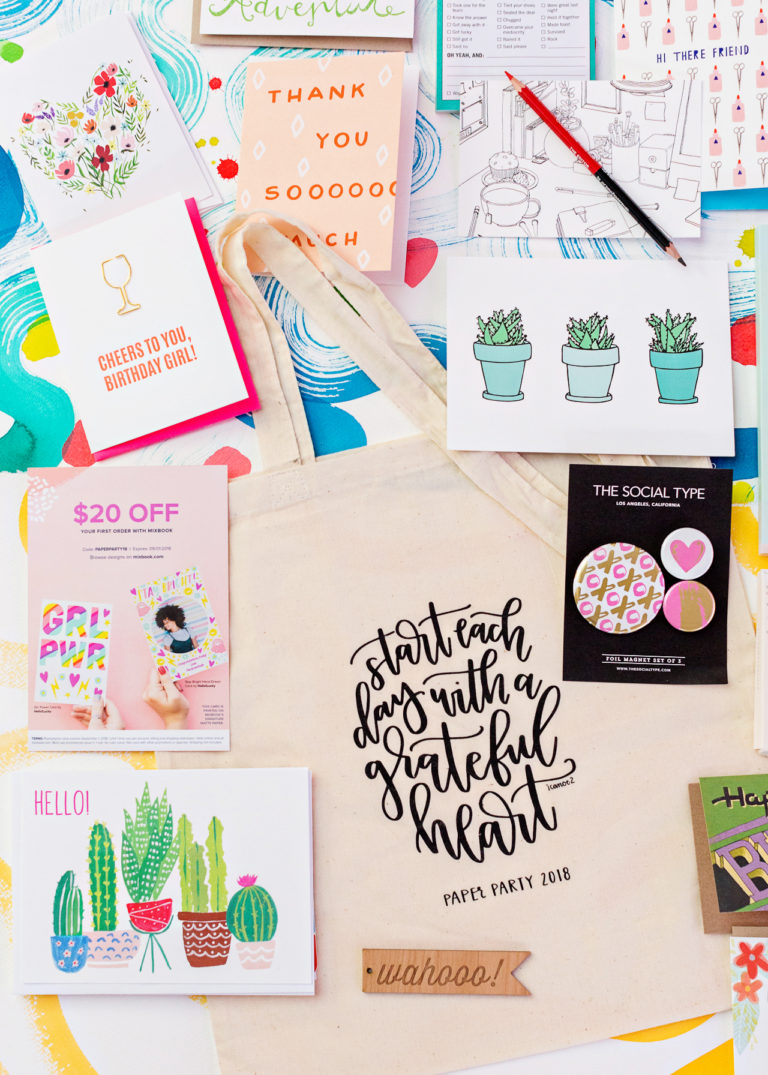 Paper Party 2018 Gift Bags + a Giveaway!