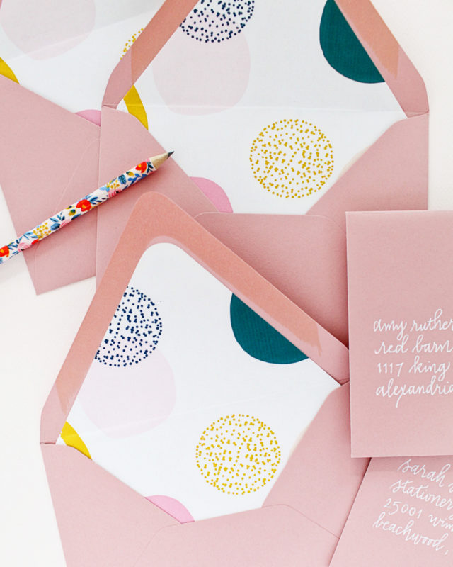 Paper Party 2018 Modern Minimalist Invitations