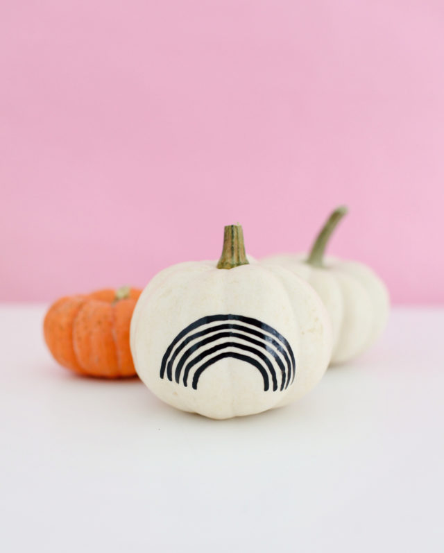 DIY Block Printing Inspired Pumpkins