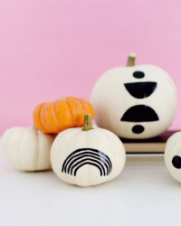 DIY Block Printing Inspired Pumpkins